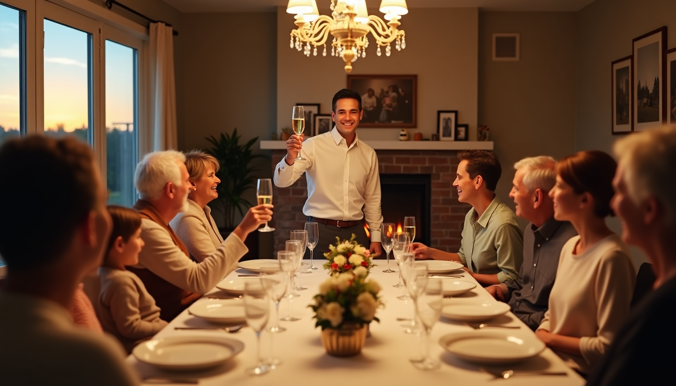 How to Make a Toast: Tips for Heartfelt Family Celebrations | MoneySpeech
